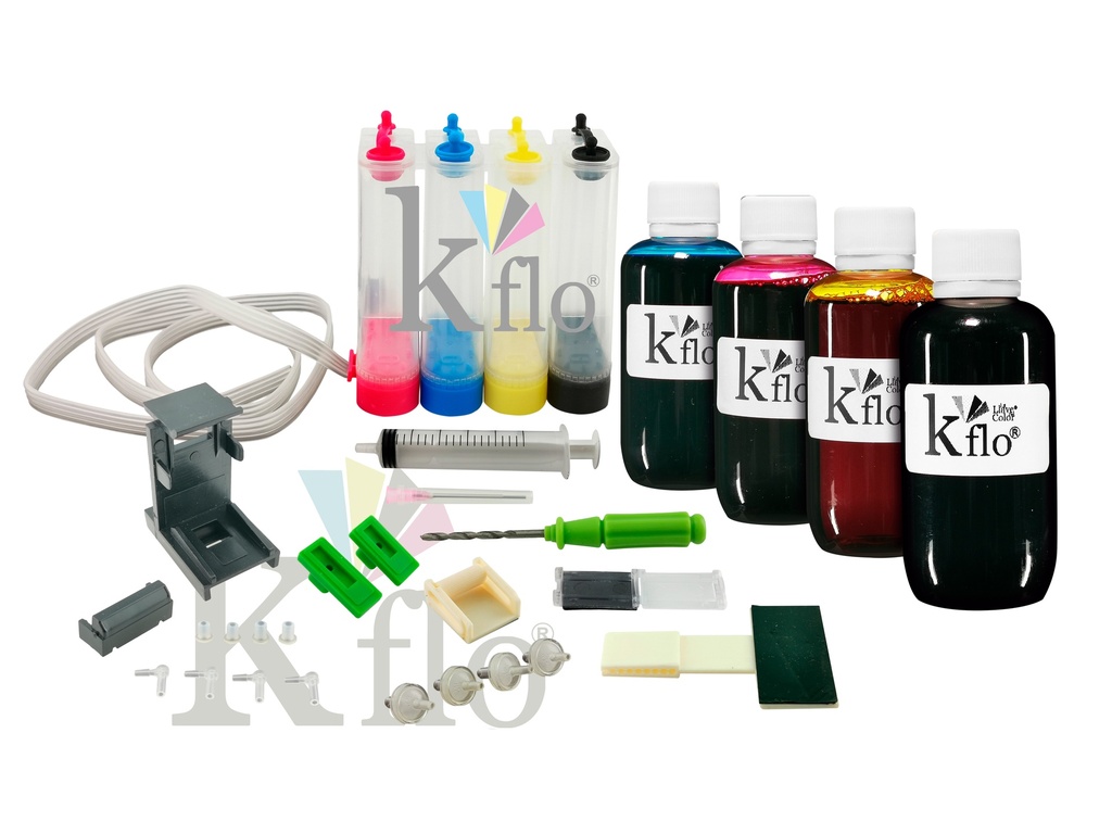 Kflo® Sistema Tinta Continua Universal Cartucho Canon Negro Y Tricolor ...